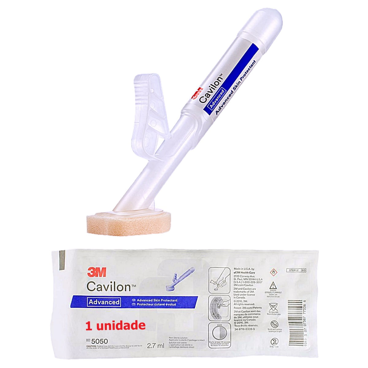 Protetor de Pele Advanced - Cavilon 3M 5050G 2,7 ml - Unidade - Extrafarma