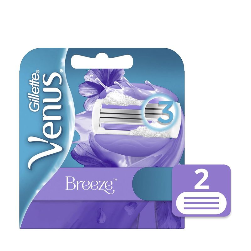 Carga Para Aparelho De Depilar Gillette Venus Breeze - 2 Unidades ...