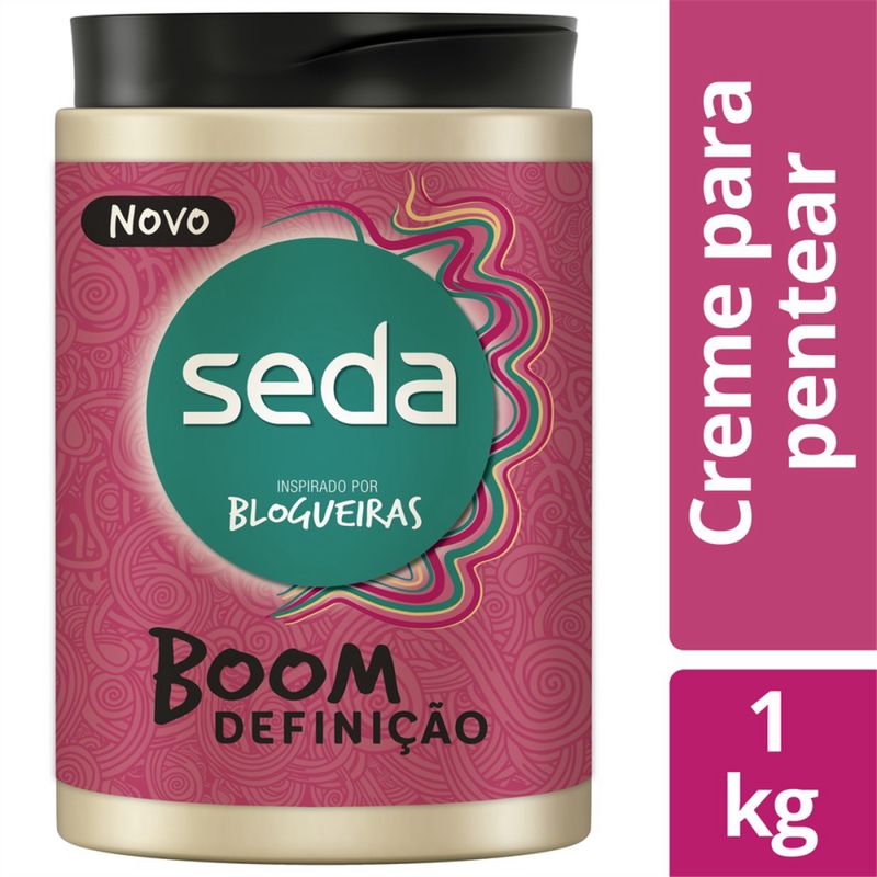Creme Para Pentear Seda Boom Definição 1 Kg - Pague Menos