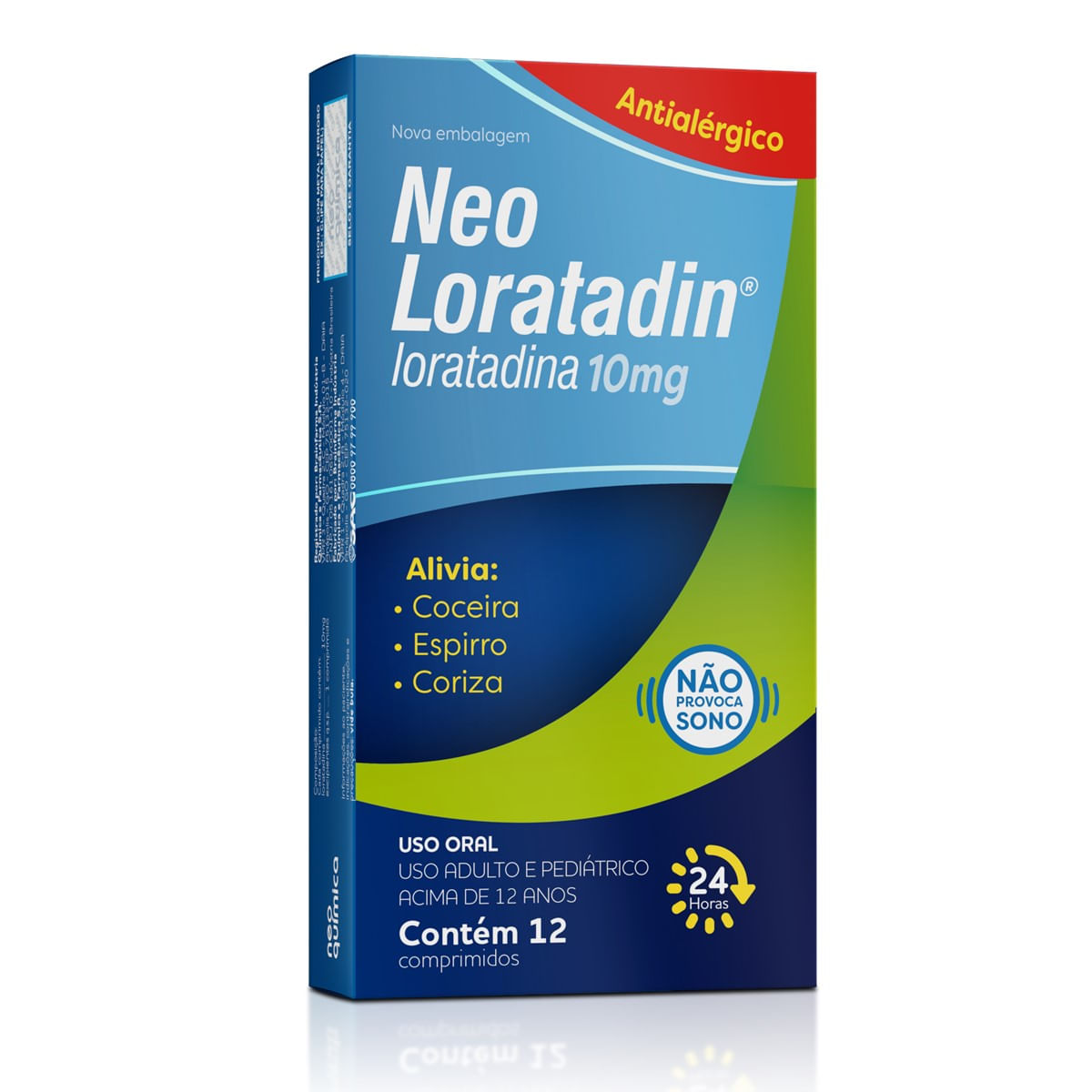 Neo Loratadin 10mg 12 Comprimidos - Extrafarma