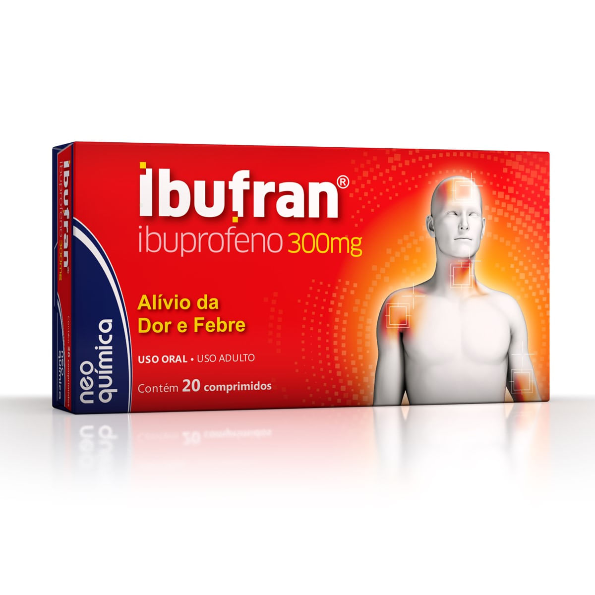 Ibufran 300mg Com 20 Comprimidos - Extrafarma