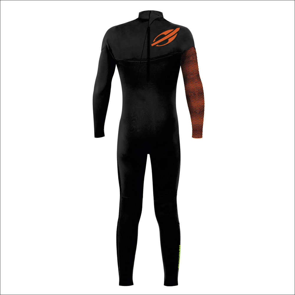 Long john manga longa backzip 3.2mm infantil 3b surf mormaii Preto ...