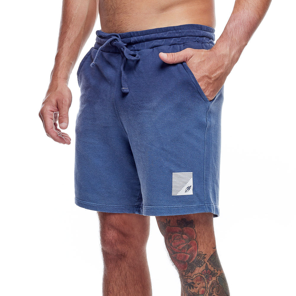 Bermuda de moletom masculina small waves mormaii M - Pague Menos