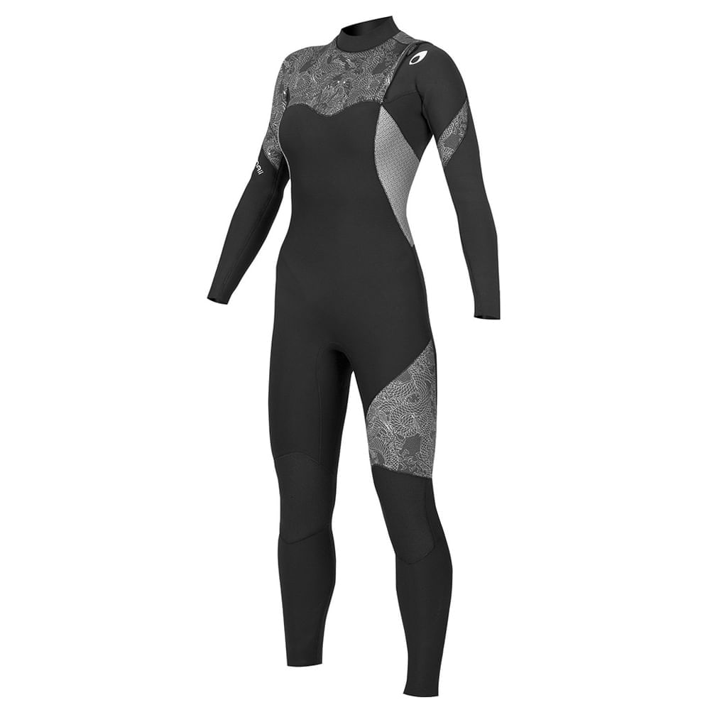 Long john feminino manga longa 3.2 diva pro Preto-dragao-chumbo XXS ...