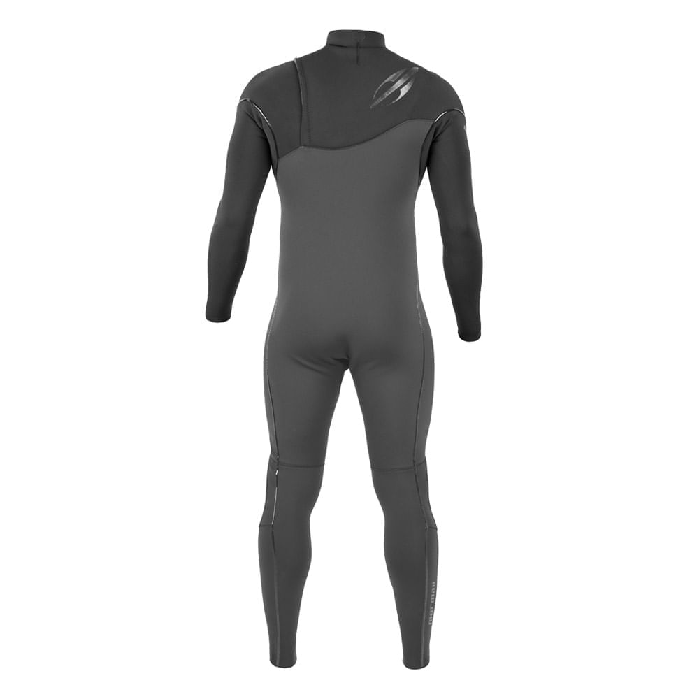 Long john manga longa chestzip 3.2mm masculino flexxxa pro 4b surf ...