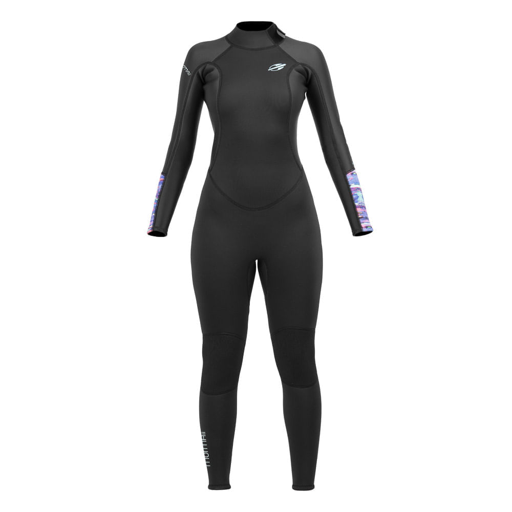 Long john manga longa backzip 3.2mm diva 7a surf mormaii Preto MG ...