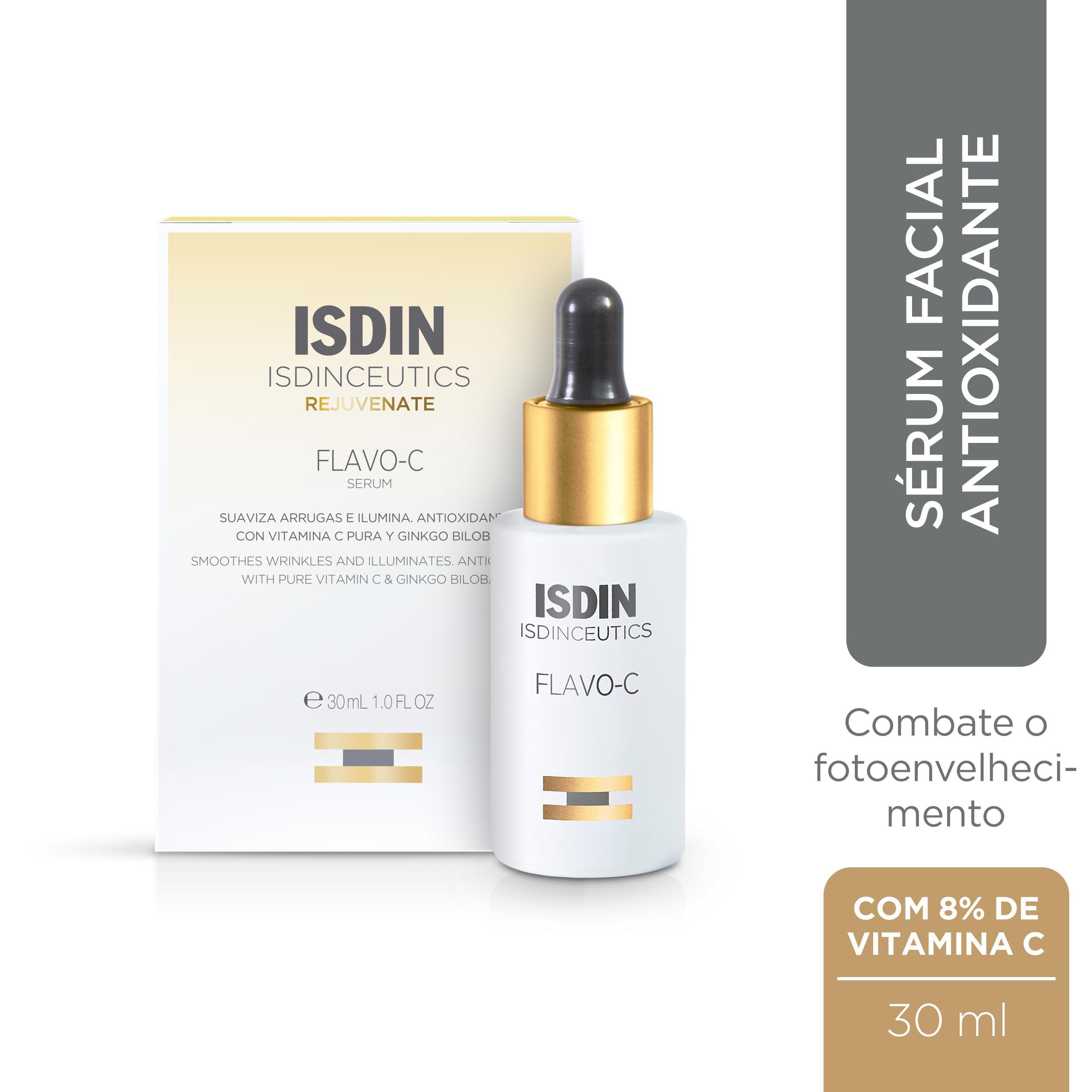 Sérum Flavo-C Isdinceutics Vitamina C ISDIN 30ml - Pague Menos