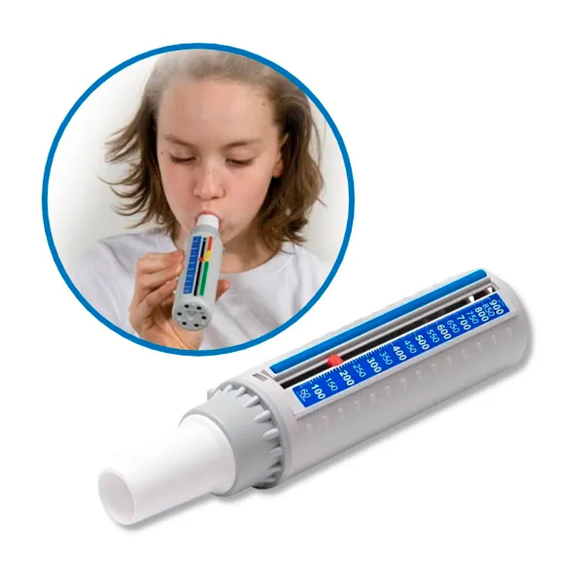 Peak Flow Mini-Wright Meter Adulto - unidade - Extrafarma