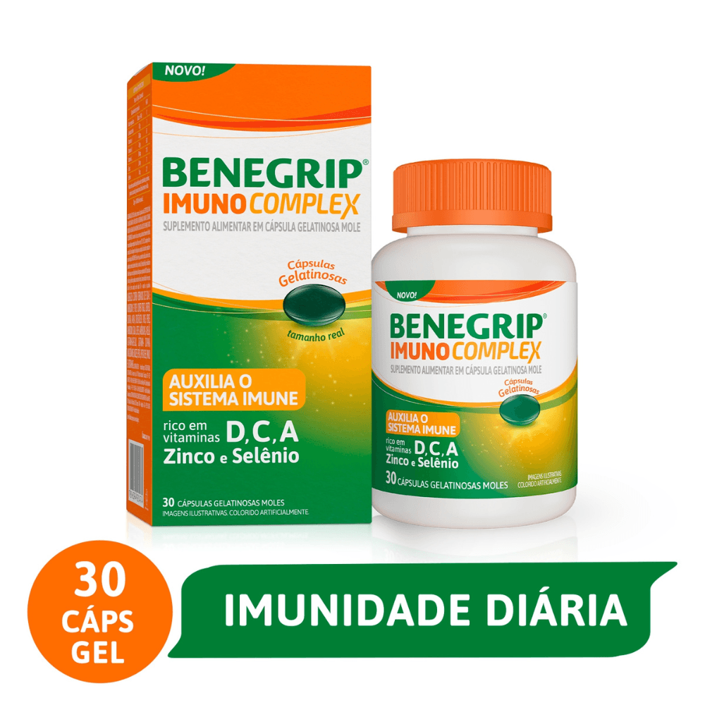 Benegrip Imuno Complex 30 Capsulas - Extrafarma