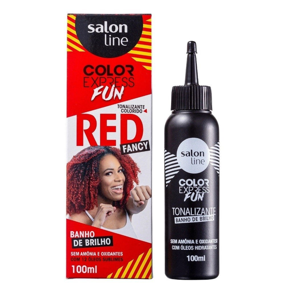 Tintura Salon Line Fun Fancy Red 100ml - Extrafarma