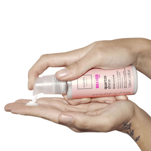 Cadiveu Quartzo Shine by Boca Rosa Balm Leave In 120ml - Pague Menos