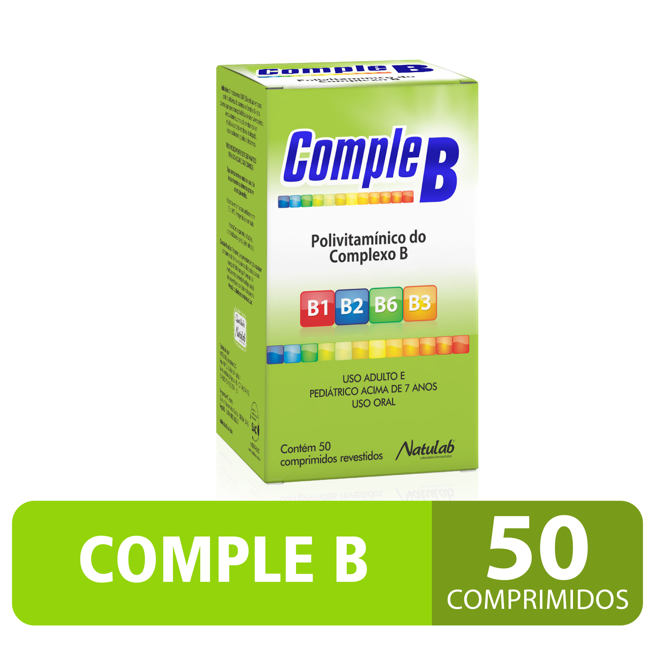 Comple B 50 Comprimidos Revestidos - Pague Menos