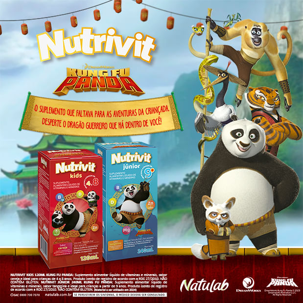 Nutrivit Kids Sabor Cereja 120ml - Extrafarma