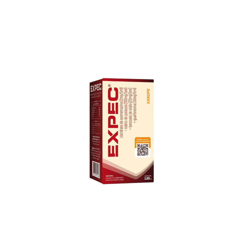 Expec Xarope 120ml - Extrafarma