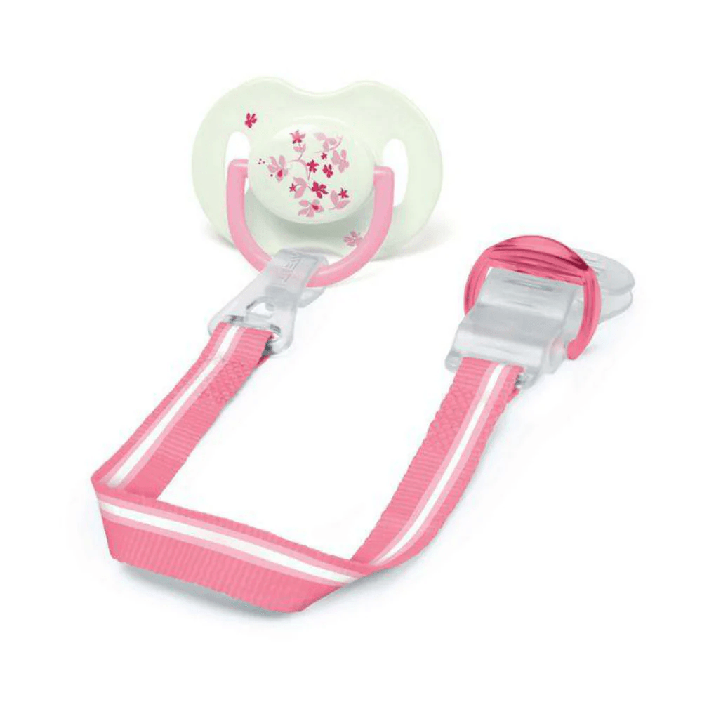 Prendedor De Chupeta Avent Cor Rosa - Extrafarma