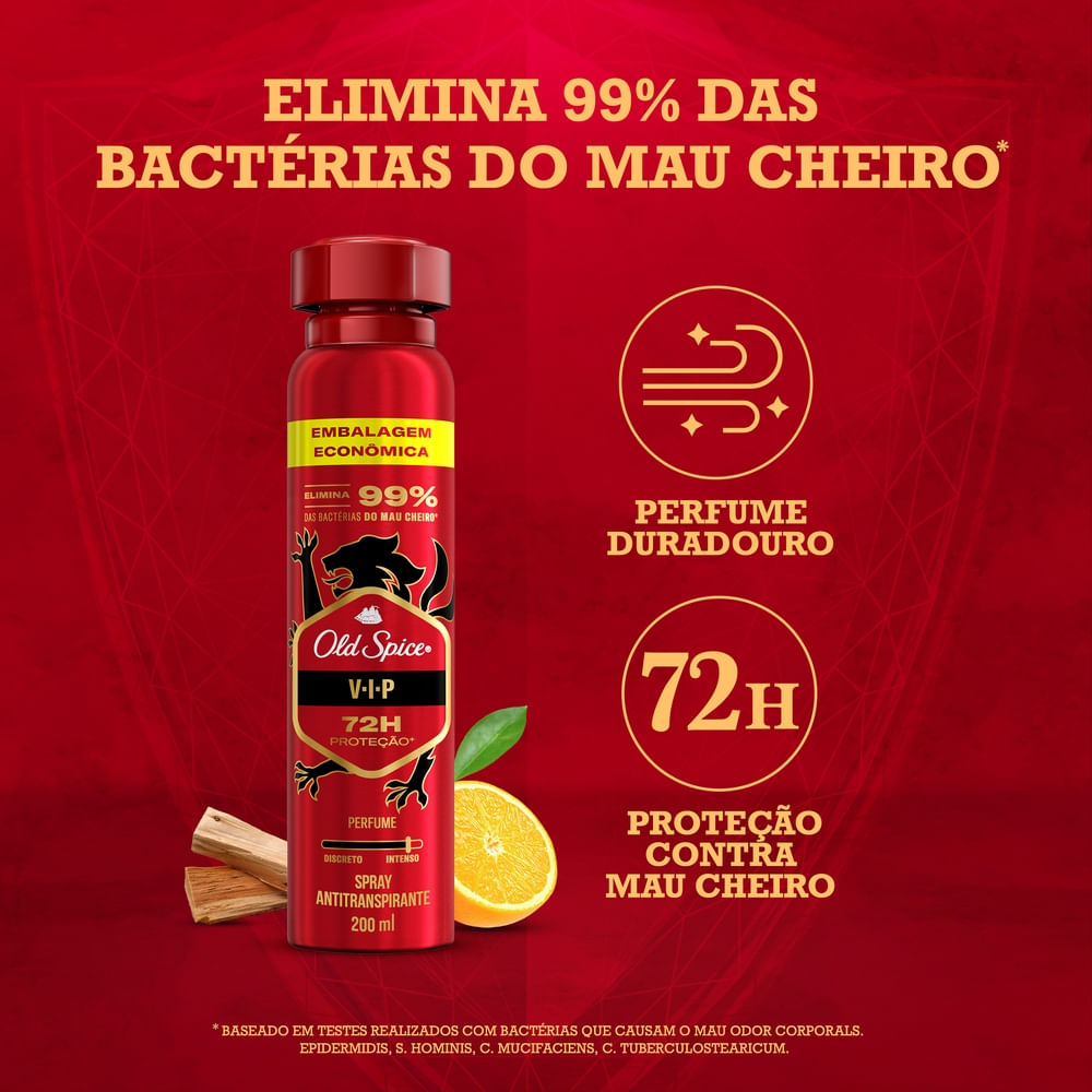 Desodorante Old Spice Vip 72h 200ml - Pague Menos