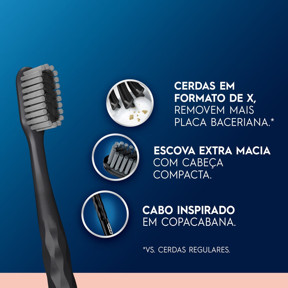 Escova Dental Oral-B Iconic Com 3 Unidades - Extrafarma