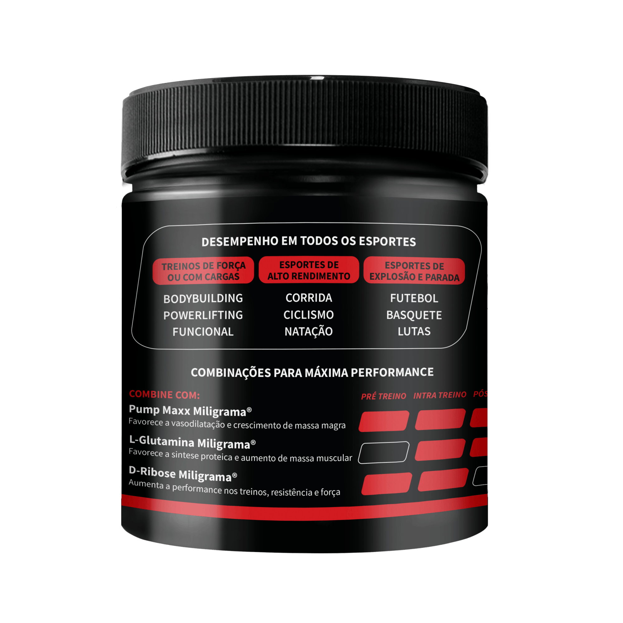 Creatina Monohidratada 100 Pura 300g Extrafarma