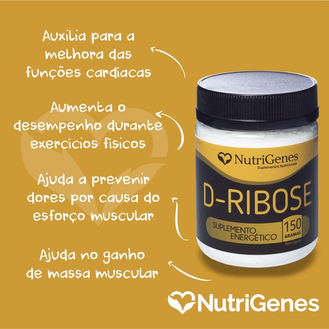 Kit Solução de Sinatra - Trio Cardio + D-Ribose - Nutrigenes - Extrafarma