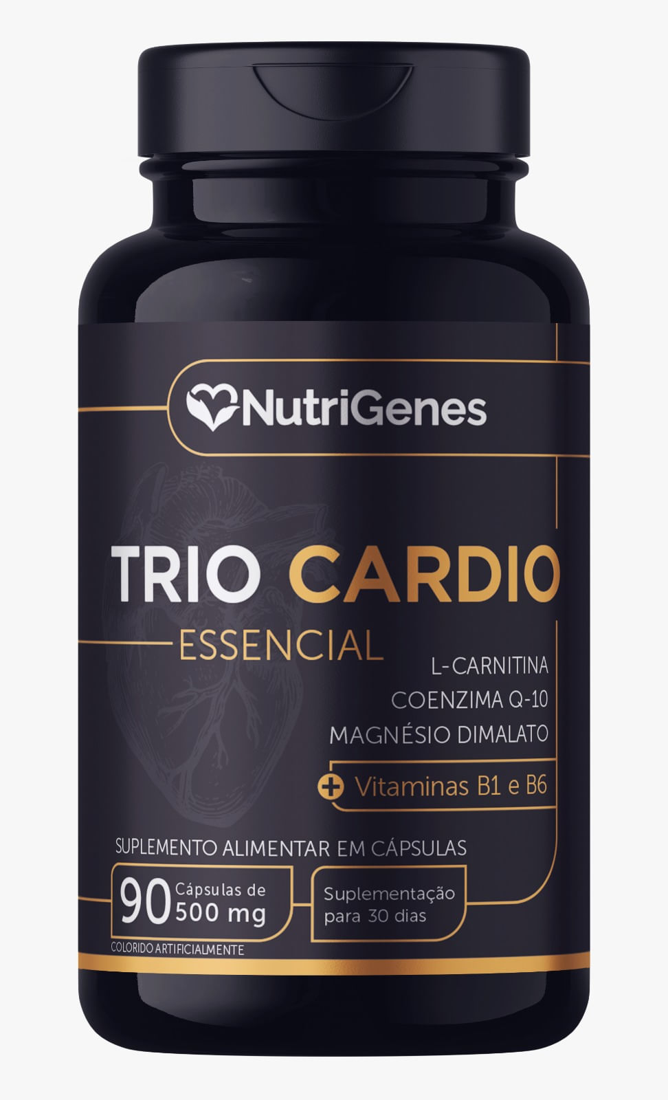 Trio Cardio + Mix Magnésio - Nutrigenes - Pague Menos