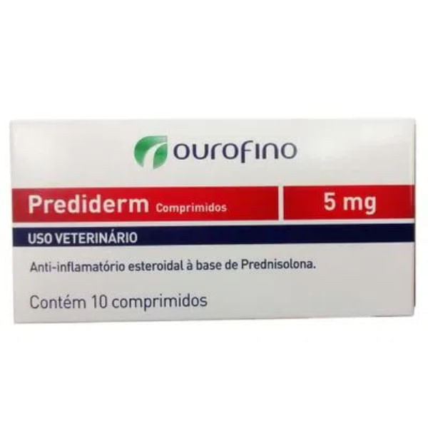 Prediderm 5mg - Caixa com 10 Comprimidos - Extrafarma
