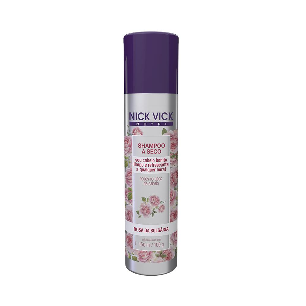 Shampoo a Seco Rosa da Bulgária 150ml - Nick Vick Nutri - Pague Menos