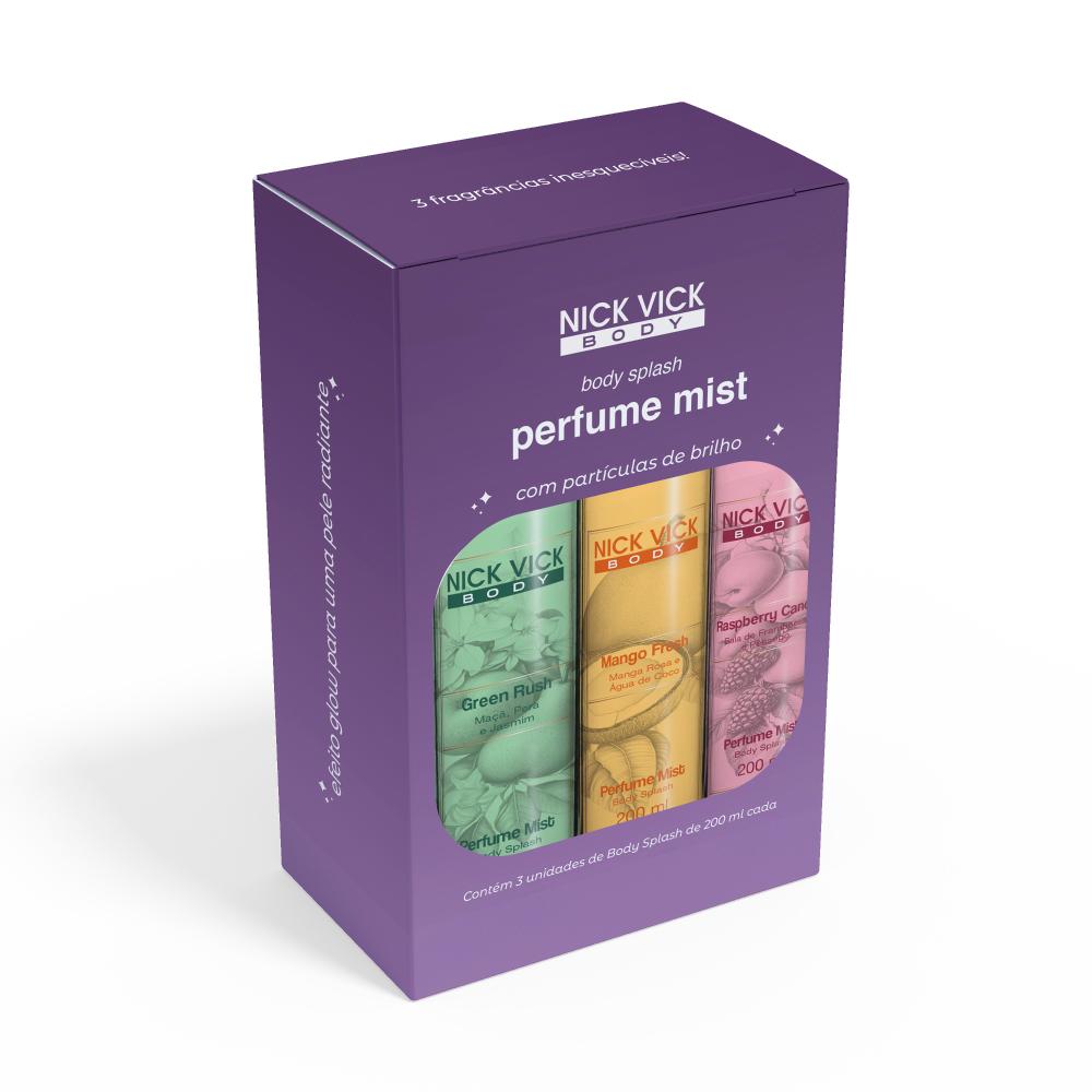 Kit Perfume Mist Body Splash - Nick Vick Body - Pague Menos