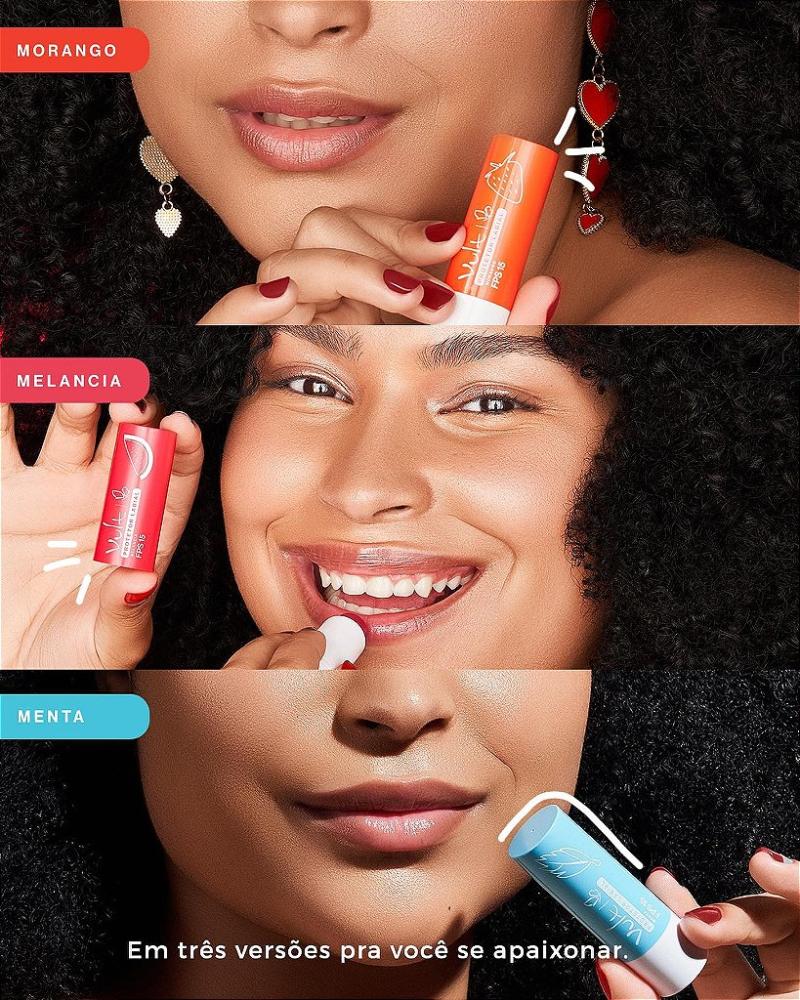 Protetor Labial Vult Morango FPS 15 3,5g - Extrafarma