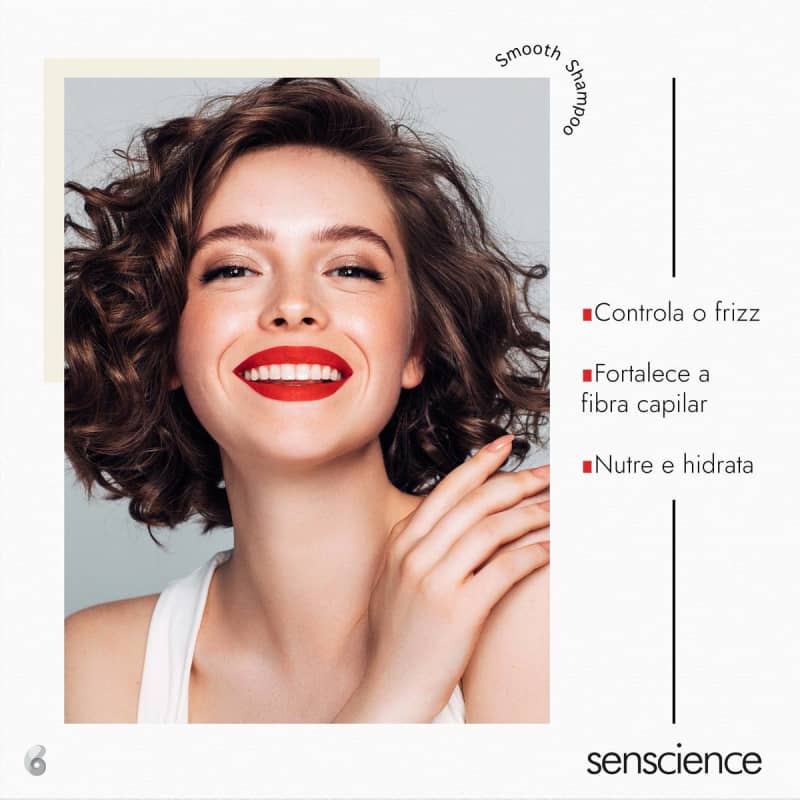 Senscience Smooth Shampoo - 1L - Extrafarma
